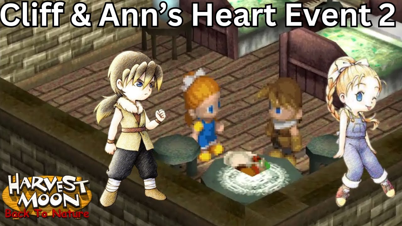 Harvest Moon: Back to Nature - Cliff & Ann's Rival Heart Event 2 - YouTube