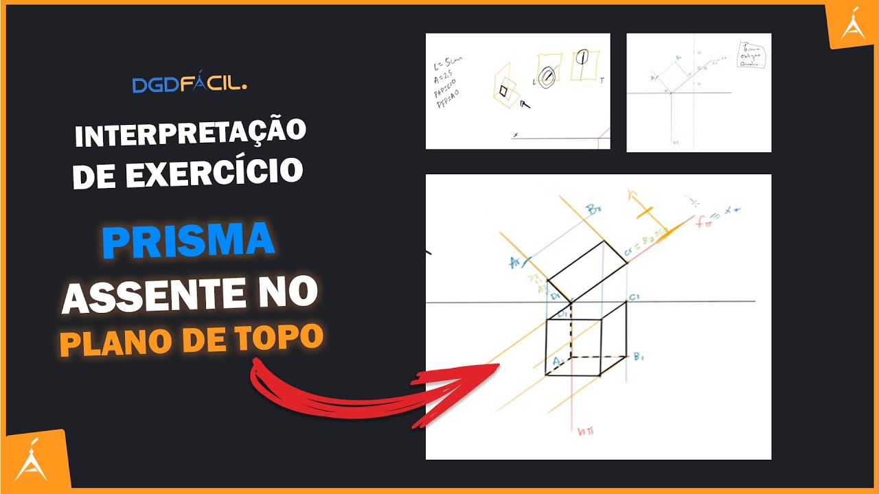 Projecção de Prisma Quadrangular de base de topo 12.ª classe — DGD ...