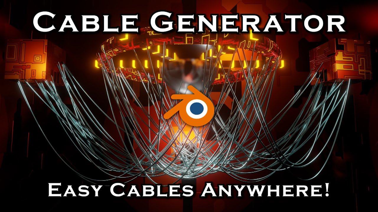 Automatic Cables Generator using Geometry Nodes - Blender Tutorial - YouTube
