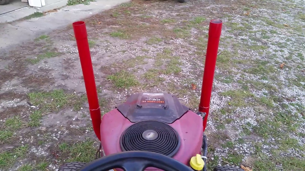 Mud mower with stacks! - YouTube