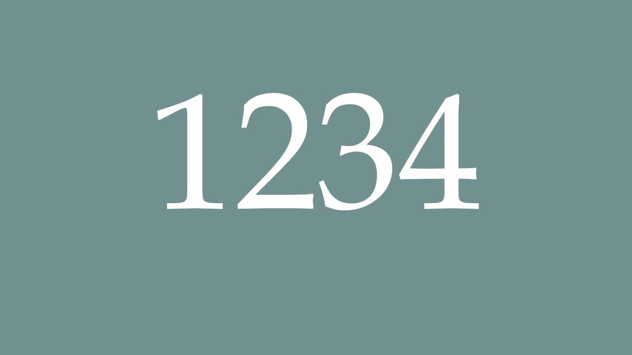 How to Pronounce ''1234'' Correctly in French - YouTube