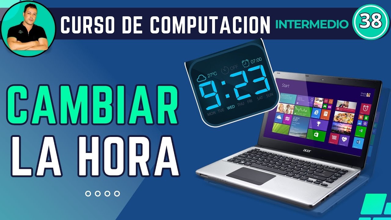 ⏰como cambiar la HORA MILITAR (24 horas) por la HORA SENCILLA (12 horas ...