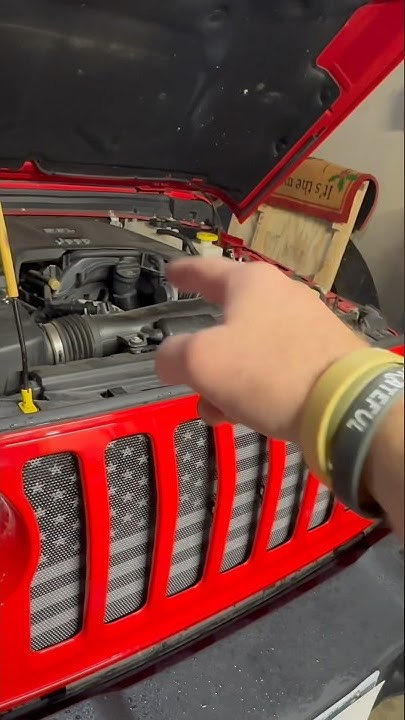 JEEP GLADIATOR OIL CHANGE / super easy!! - YouTube