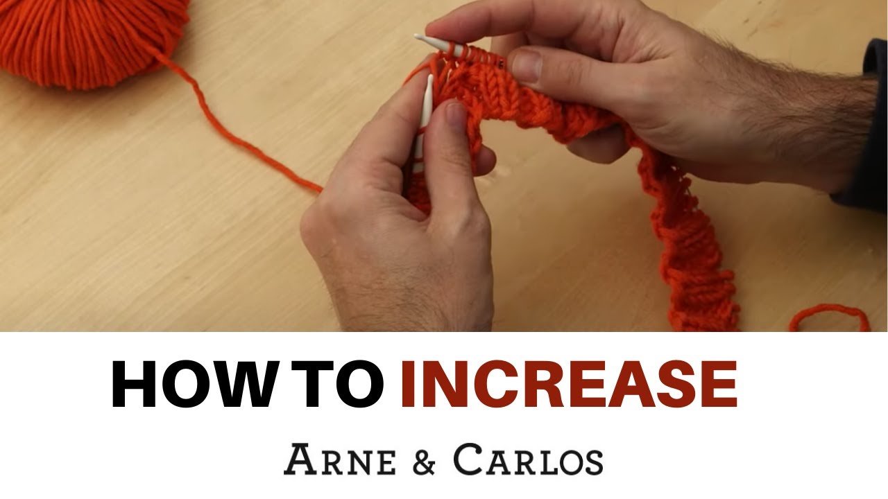 How to Increase Stitches in Knitting - The lifted Increase revisited by ...