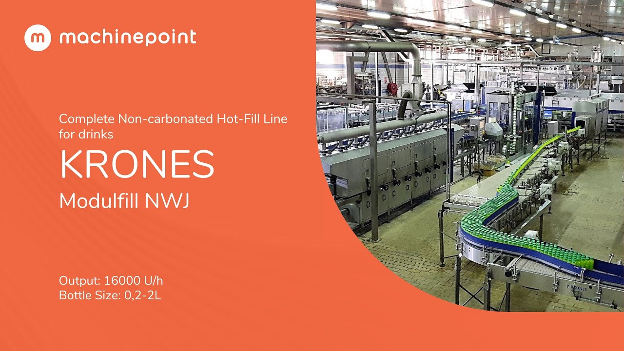 KRONES Modulfill NWJ Complete Non-carbonated Hot-Fill Line for drinks | KRONES Machines - YouTube