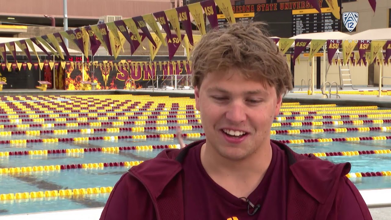 ASU's Noah Henry continuing family legacy in the pool - YouTube