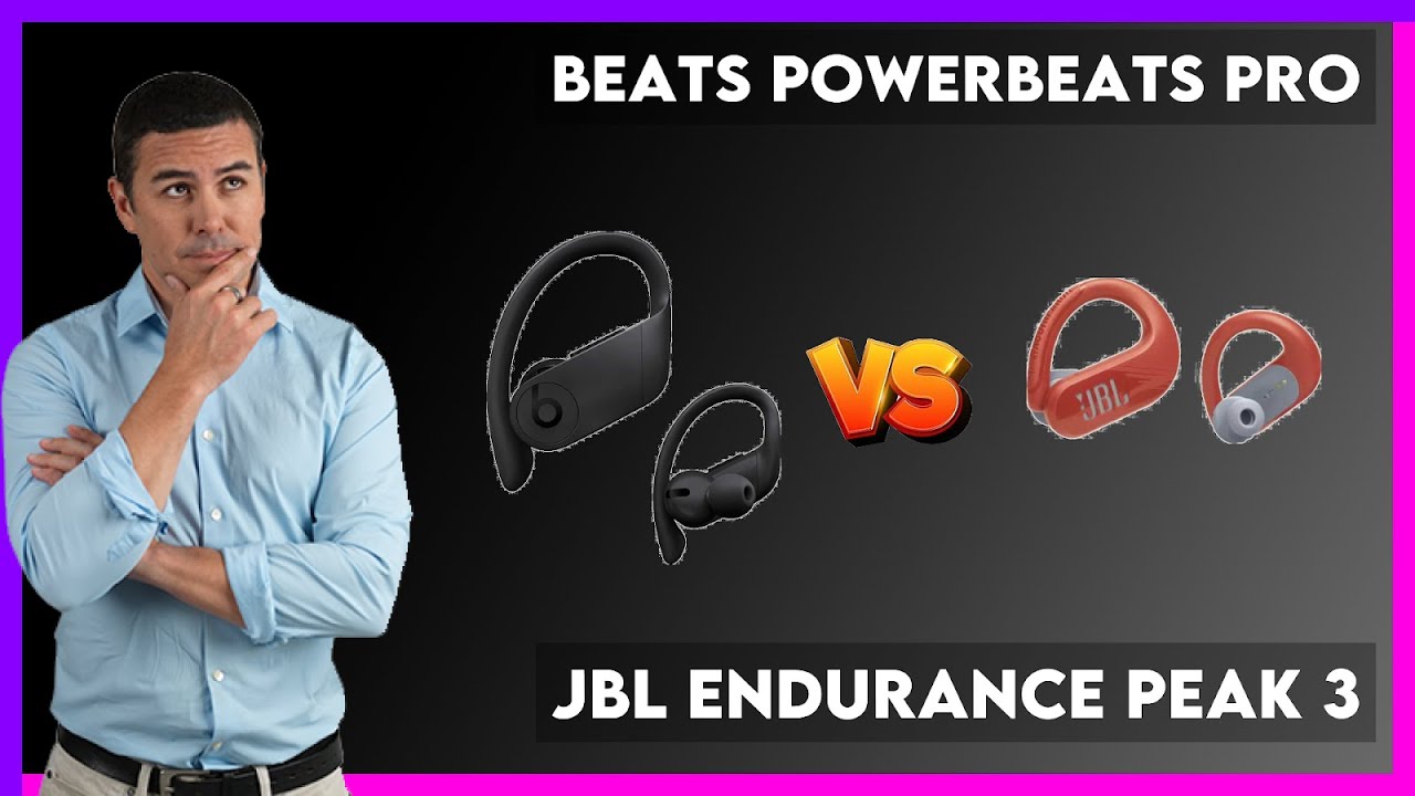 Beats Powerbeats Pro vs JBL Endurance Peak 3 Comparison - YouTube