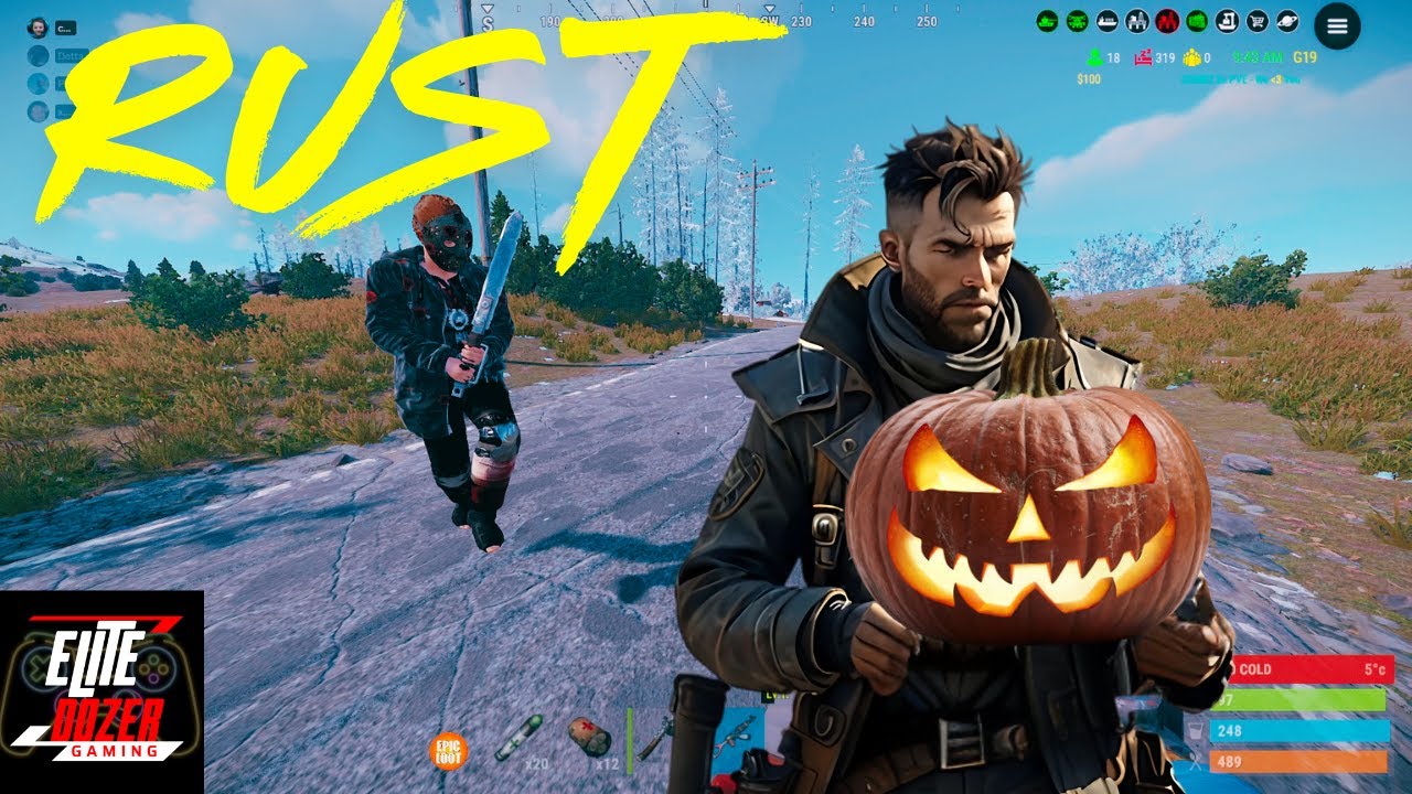 Halloween Gameplay, Fails, & Funny Moments - Rust ZOMBZ 2X PvE - YouTube
