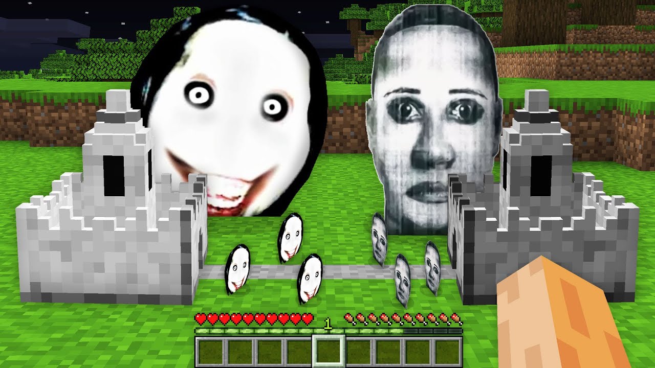 JEFF THE KILLER CASTLE VS SELENE DELDAGO CASTLE ! - Smallest Castle ...