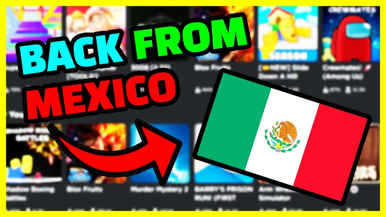 BACK FROM MEXICO!!! | PLAYING ROBLOX GAMES VIEWERS PICK LIVESTREAM ...