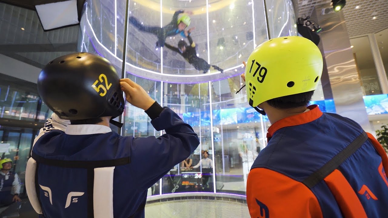 [Viral 09. Can you imagine? You X Exciting Korea_Indoor Skydiving in ...