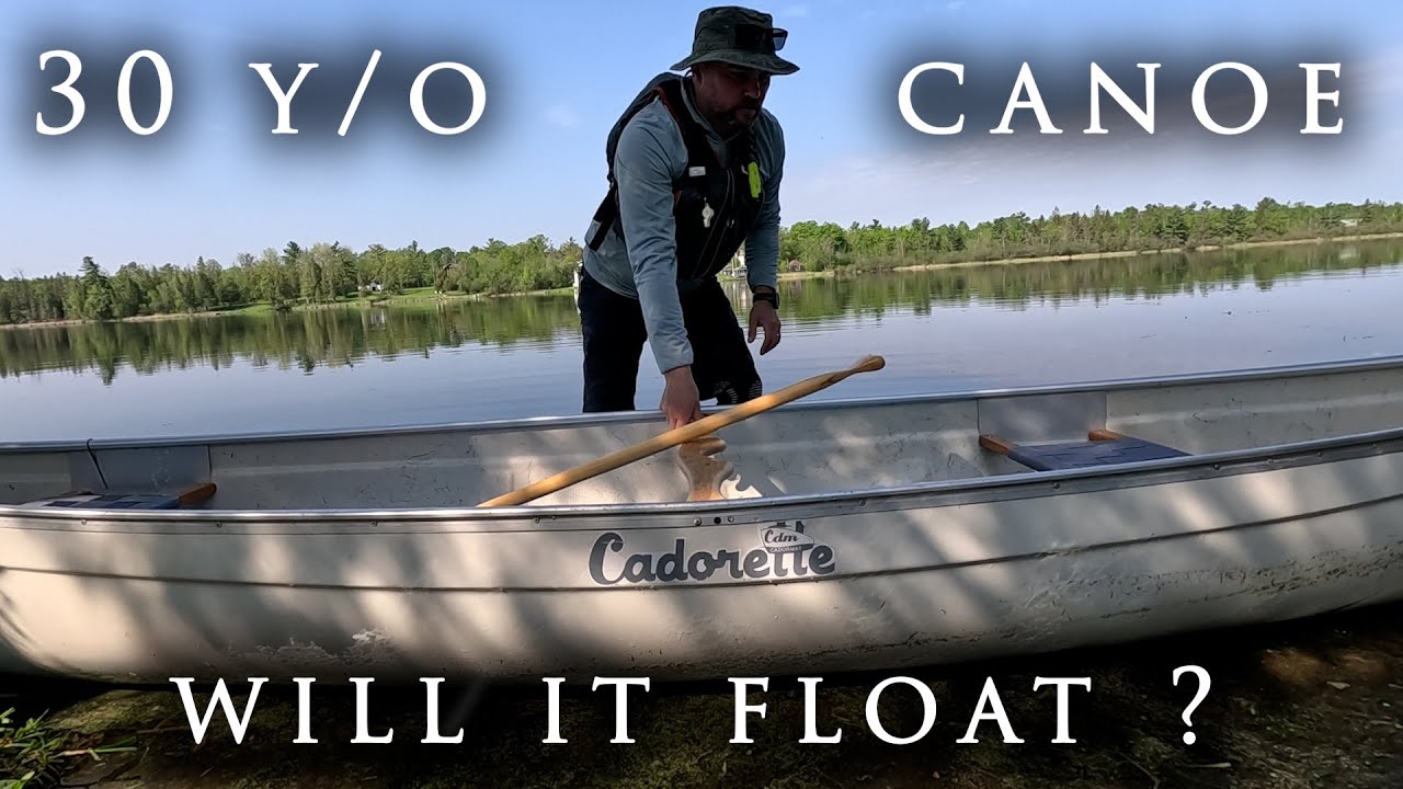 I BOUGHT A THIRTY YEAR OLD FIBREGLASS CANOE....WILL IT FLOAT? - YouTube