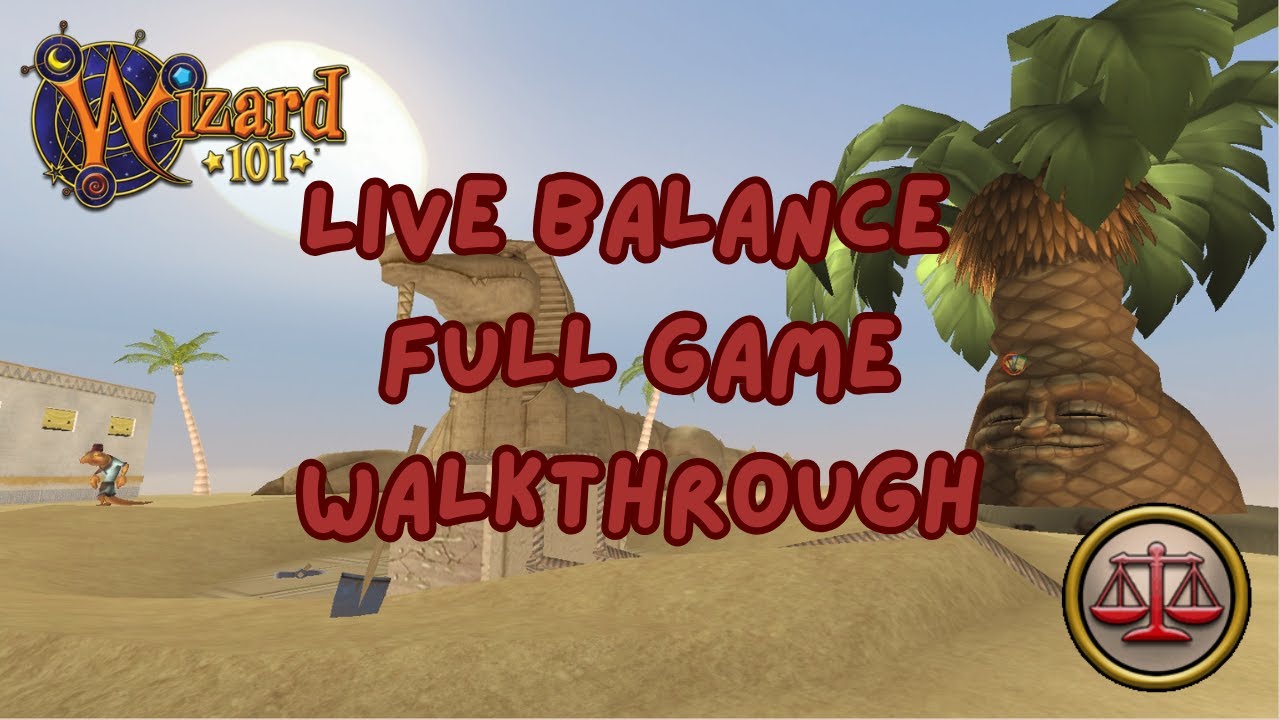 Wizard101 Live Balance Full Game Walkthrough Part 32 - YouTube