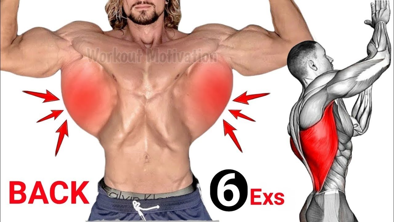 6 BEST Exercises To Build A 3D Back | Get Wider Back | Best Back ...
