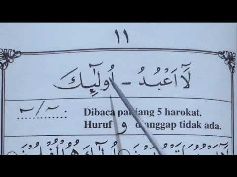CARA MUDAH BELAJAR BUKU IQRO 5 HALAMAN 11 || CARA MUDAH BELAJAR HURUF MAD DIBACA PANJANG 5 ...