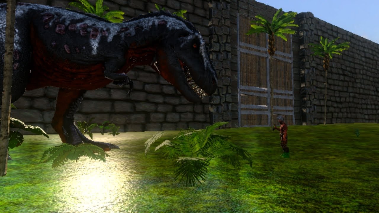 Incrível domei um super rex muito fácil com armadinha ark mobile EP/17 ...