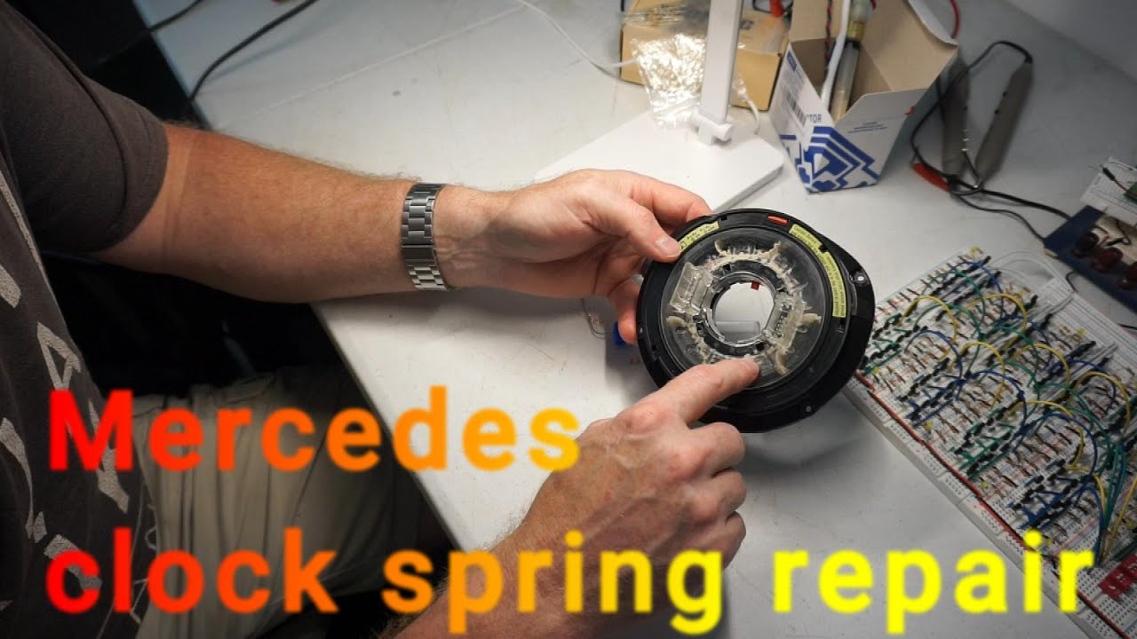 Mercedes clock spring. Absolutely free repair. - YouTube