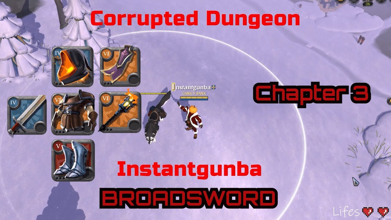 Broadsword Assasin #3 - Kills x upgrade - Corrupted Dungeons - Albion ...