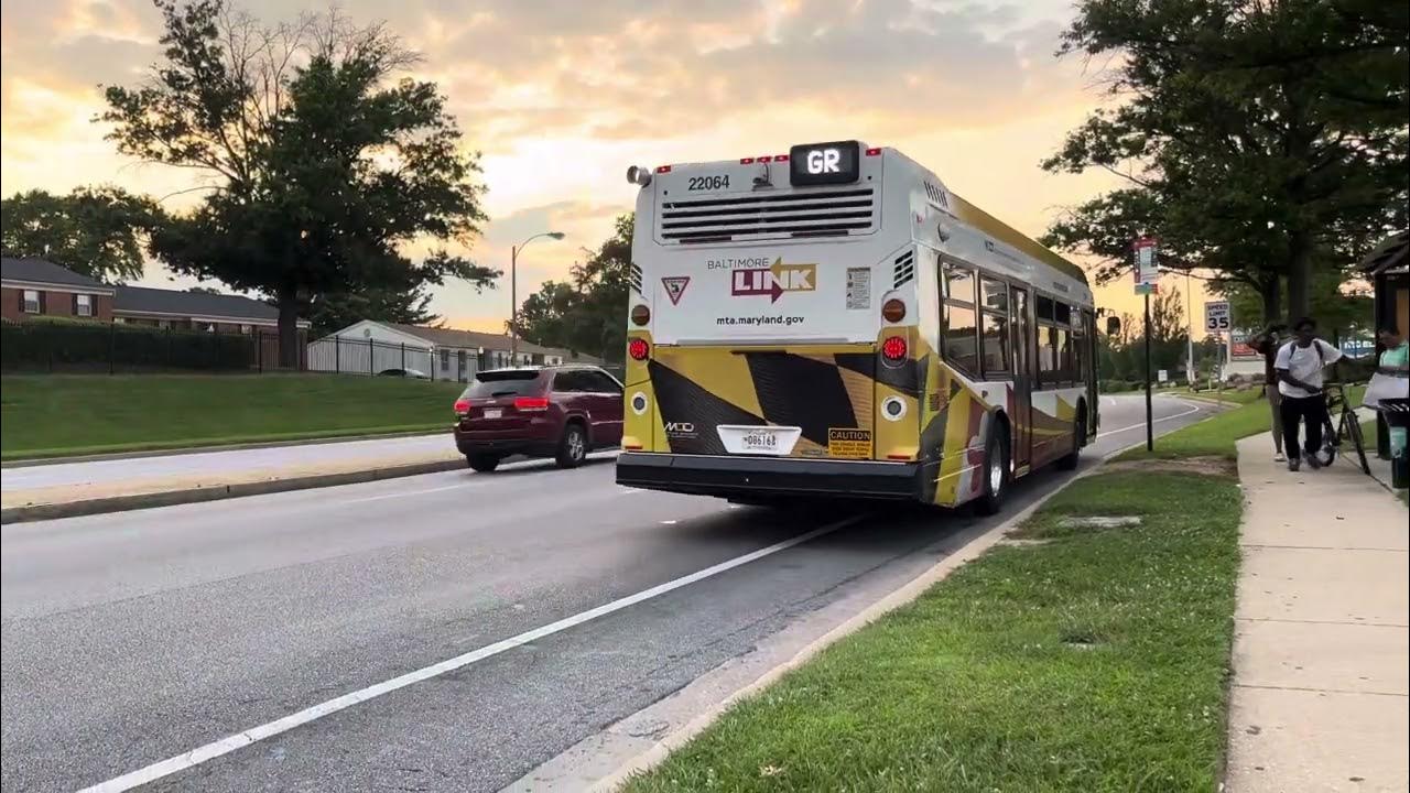 Maryland Transit Administration: 2022 Nova Bus LFS 22064 on the CityLink Green - YouTube