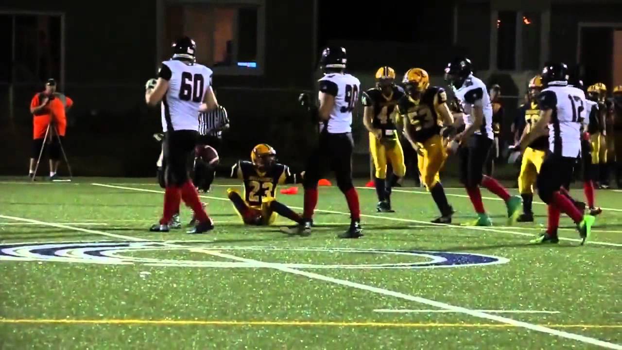 NCAFA Bantam - Rideau Redblacks vs West Carleton Wolverines - YouTube