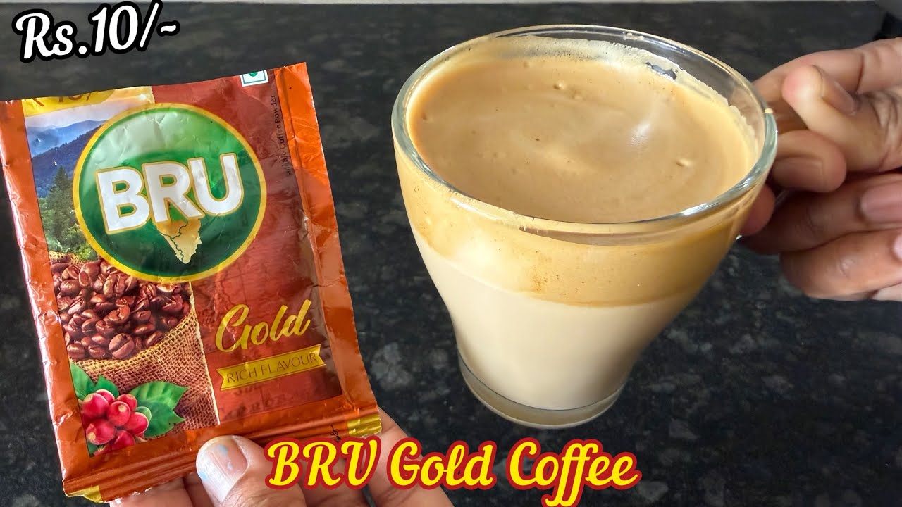 BRU Gold Coffee Powder Review | How to make Bru Gold Coffee?Cafe Style ...