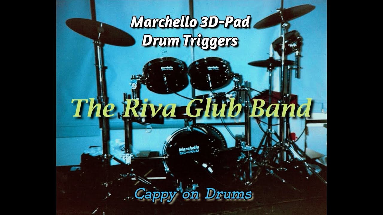 Marchello 3D-Pad drums live at The Riva Club in Sydney 1993. Cappy on ...