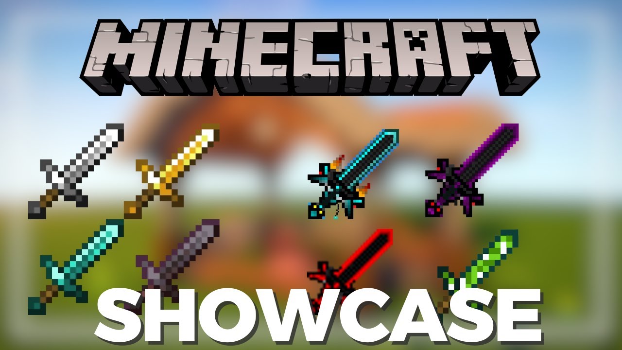 SHOWCASE DE TODAS AS ESPADAS EXISTENTES NO MINECRAFT - MOD - YouTube