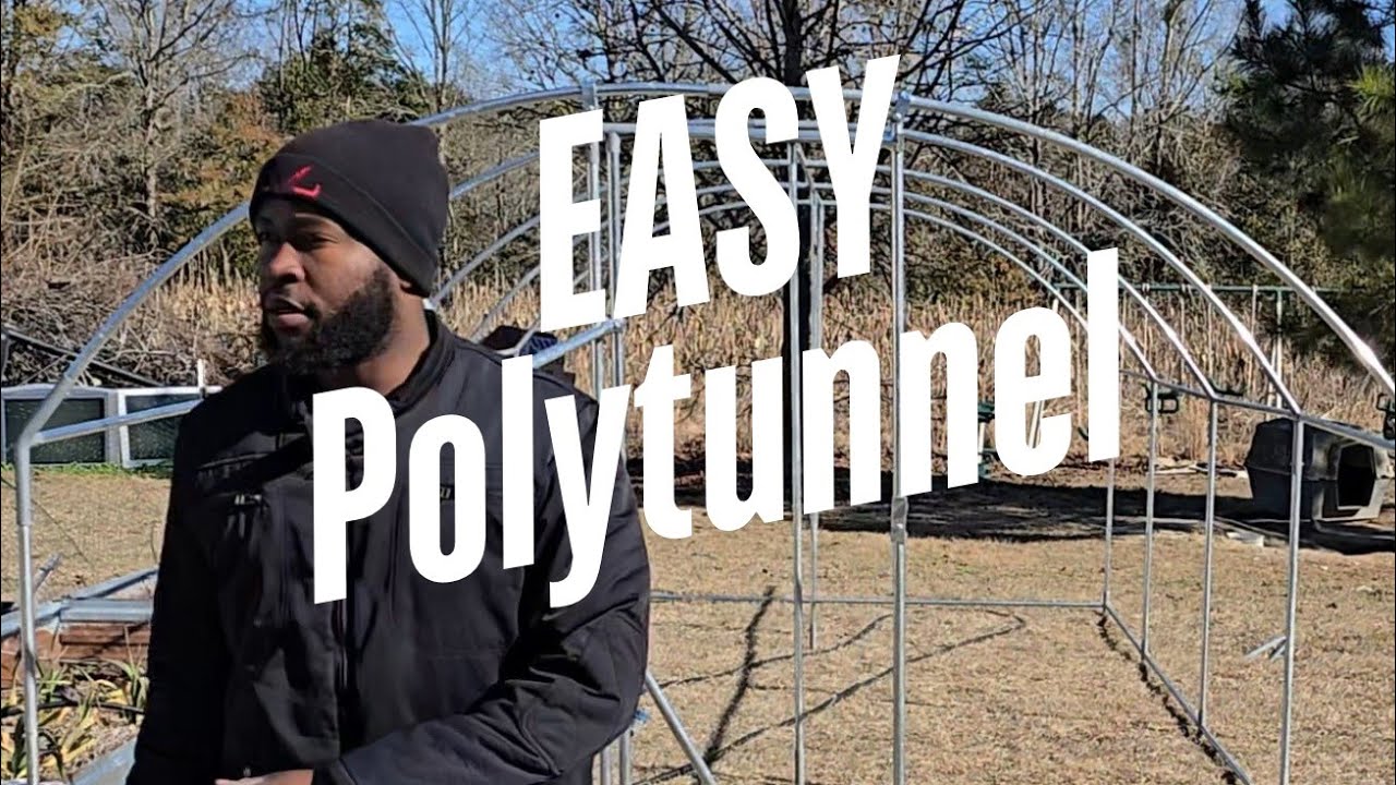 Build a Polytunnel Frame in Minutes!! - YouTube