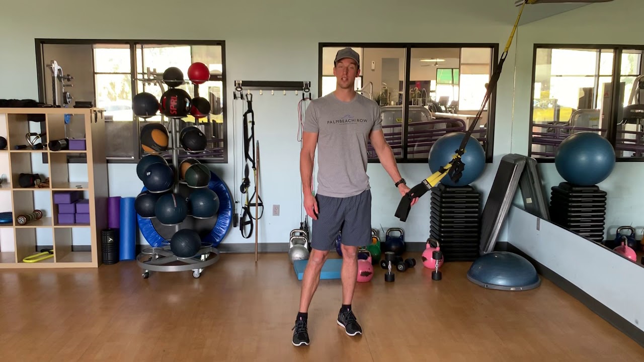 TRX Rhomboid Stretch - YouTube