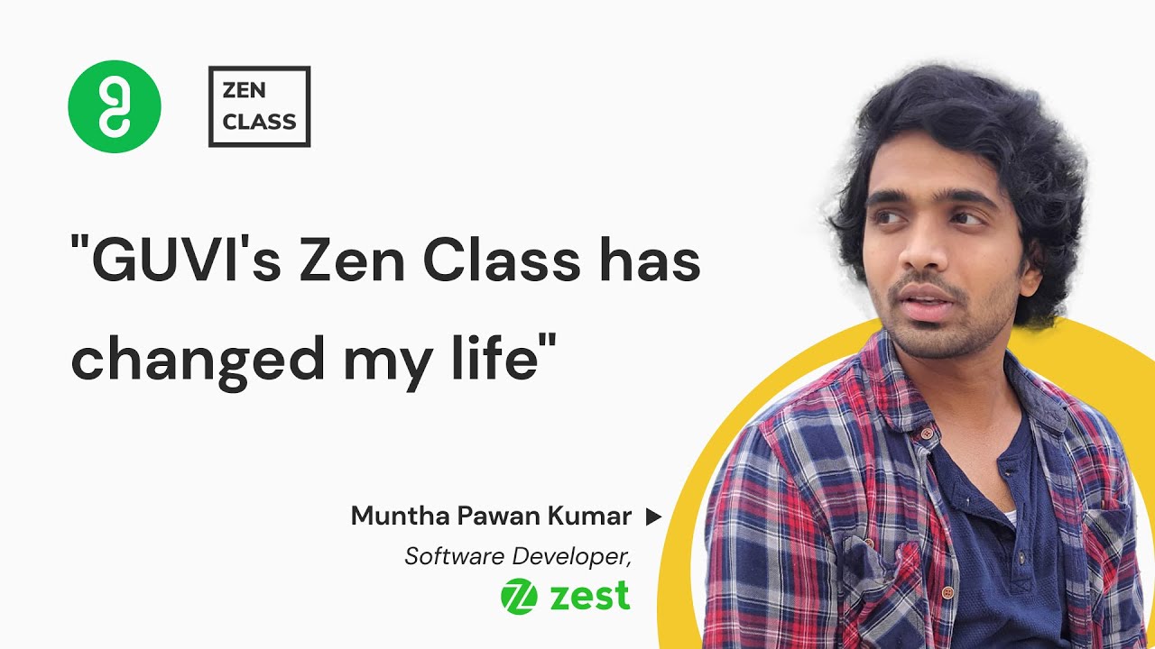 Muntha Pawan Kumar - Software Developer | Zen Class Placement | GUVI ...