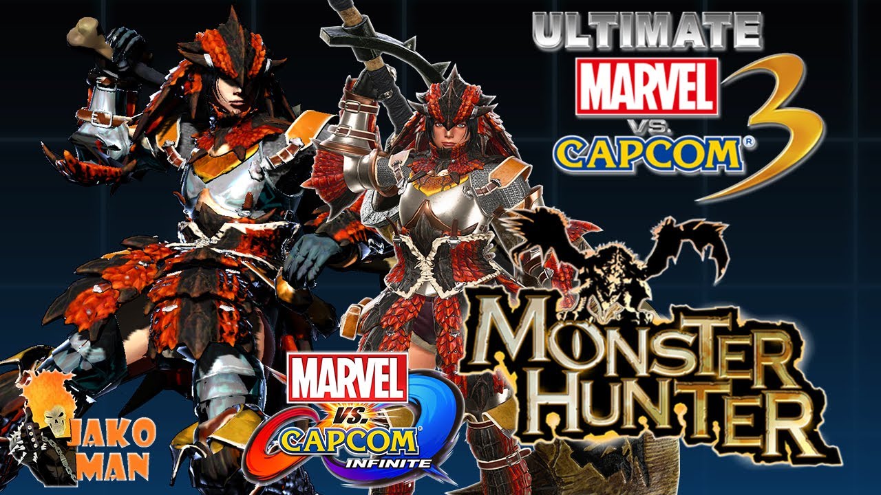 UMVC3 Mods - Monster Hunter (MVCI) - YouTube
