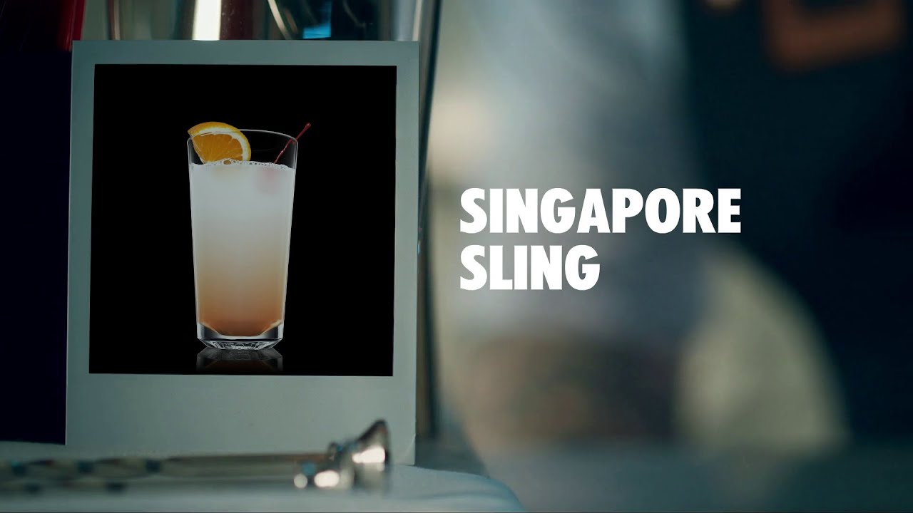 SINGAPORE SLING DRINK RECIPE - HOW TO MIX - YouTube