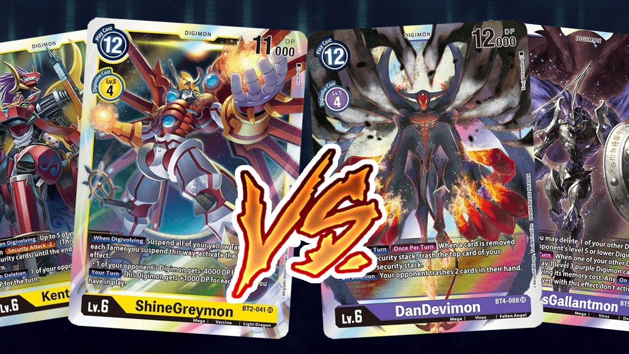 ShineGreymon Control vs DanDevimon/ChaosGallantmon (Digimon TCG English ...