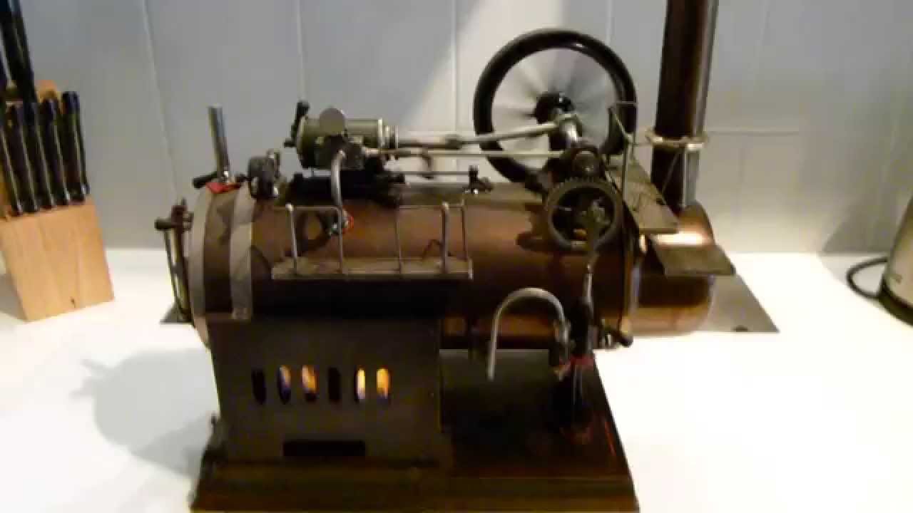 Falk steam engine running - YouTube