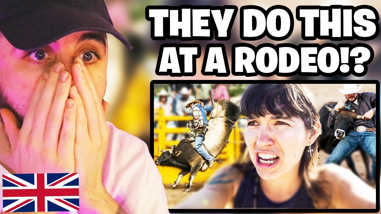 European Reacts to Her FIRST American RODEO Reaction!! - YouTube