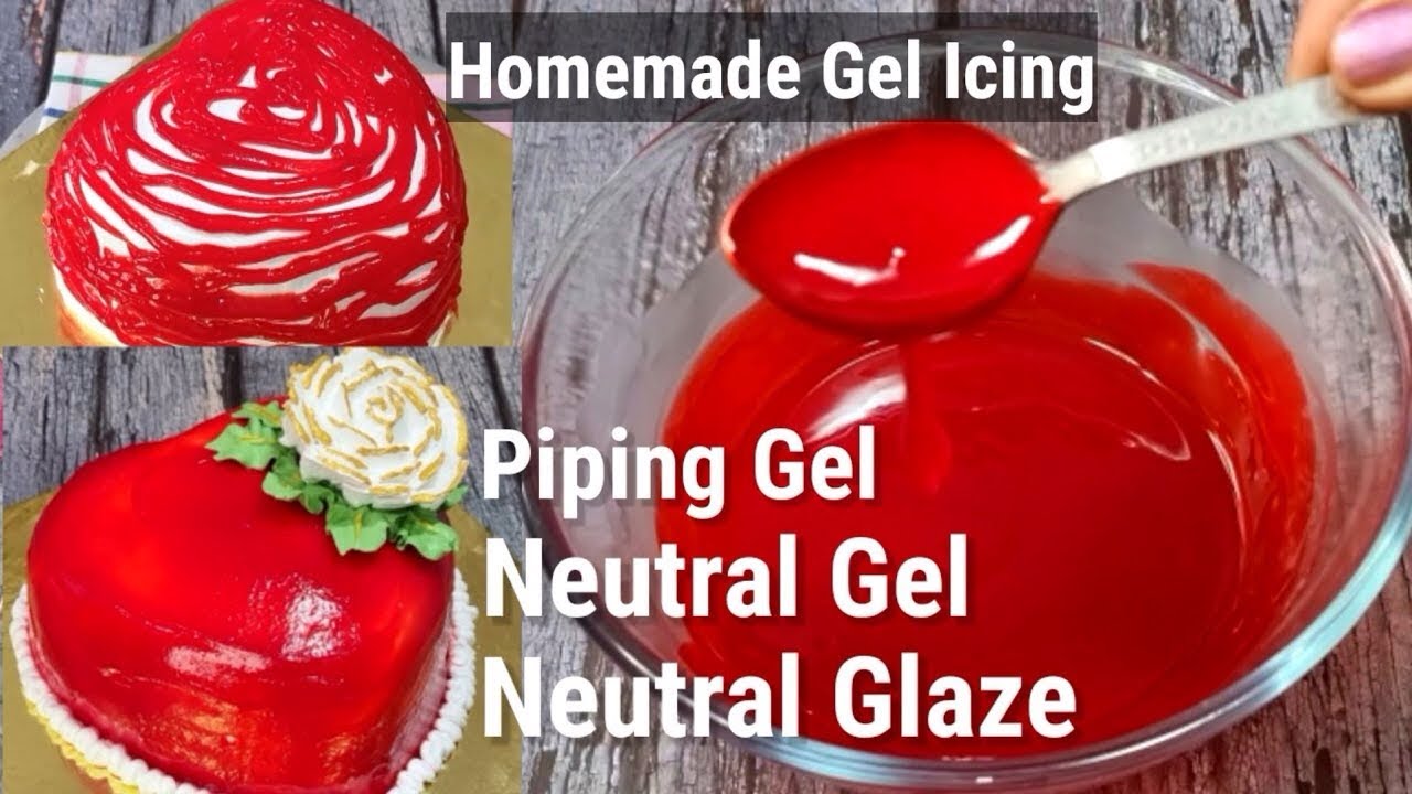 Homemade Red Piping Gel Recipe | Perfect Cake Decorating Gel & Writing ...