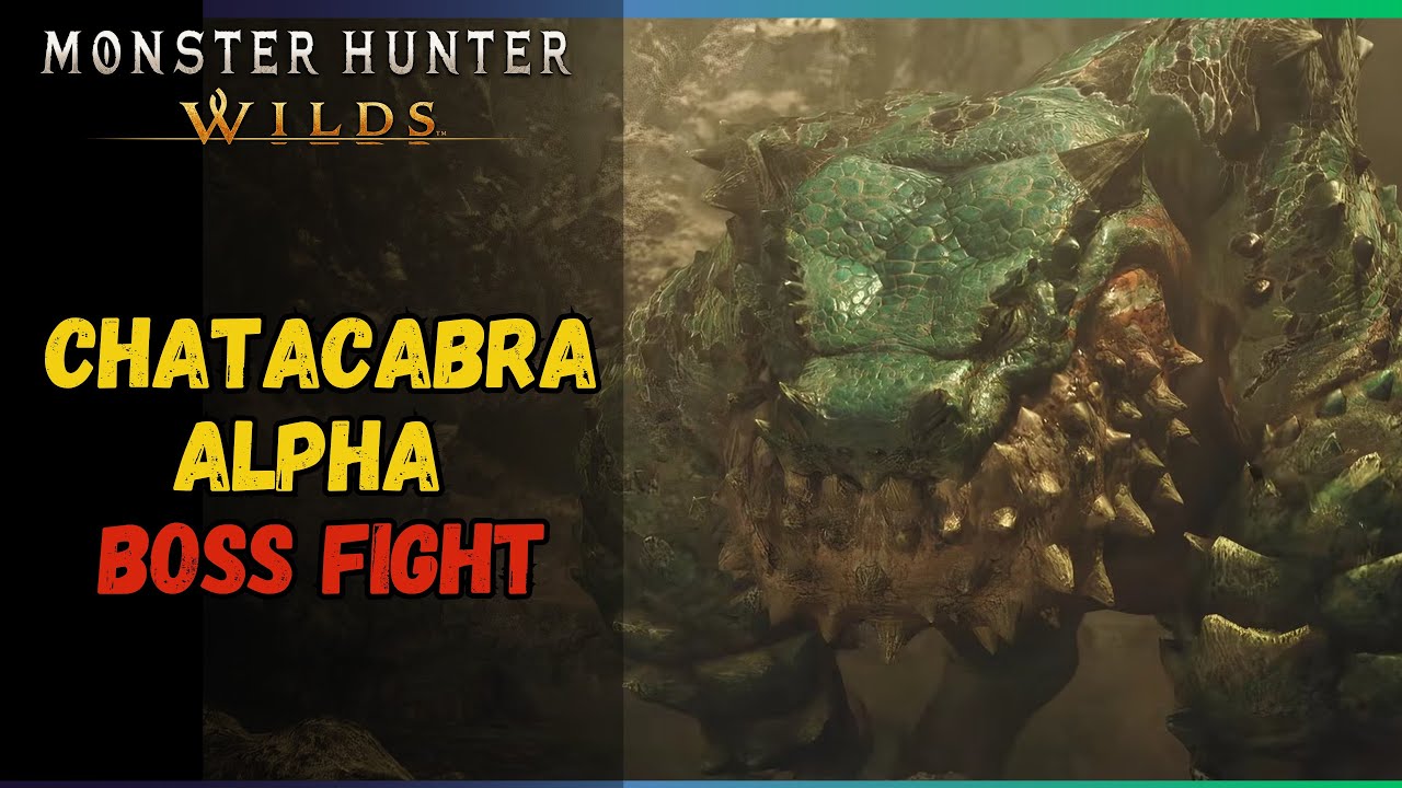 Monster Hunter Wilds | Chatacabra Alpha Boss Fight - Long Sword - YouTube