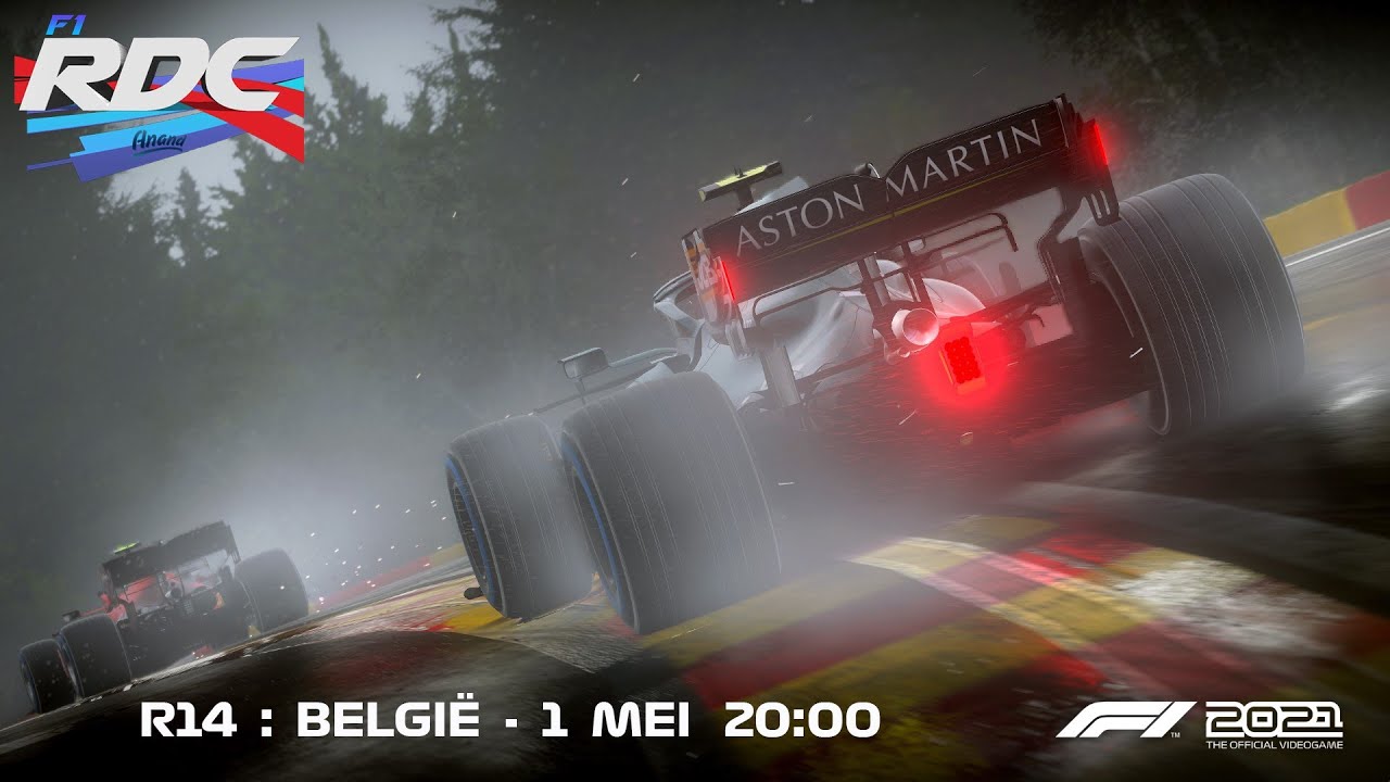 RDC F1 2021: S1-F1-R14 België - YouTube