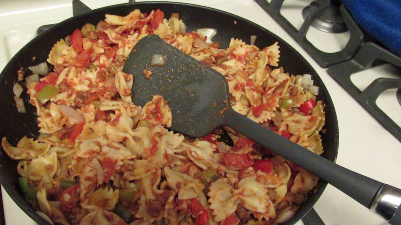 Trying Beyond Meat Beef Crumbles In Pasta - YouTube