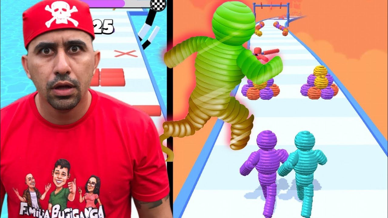 JOGANDO PELA PRIMEIRA VEZ O JOGO ROPE MAN RUN - YouTube