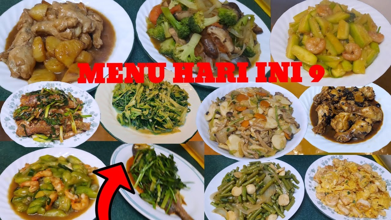 MENU HARI INI 9 #menumasakanalahongkong - YouTube