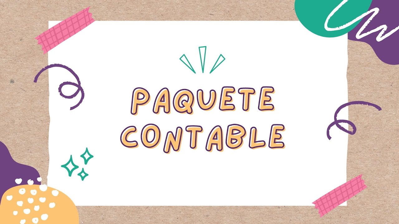 Presentación paquete contable aplicado a la contabilidad - YouTube