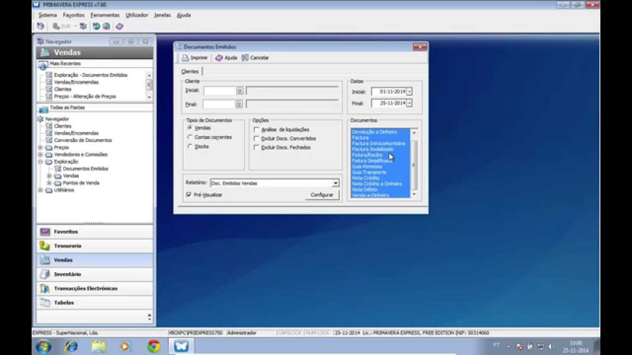 Aula 6 - Primavera Express - Introdução à faturação - YouTube