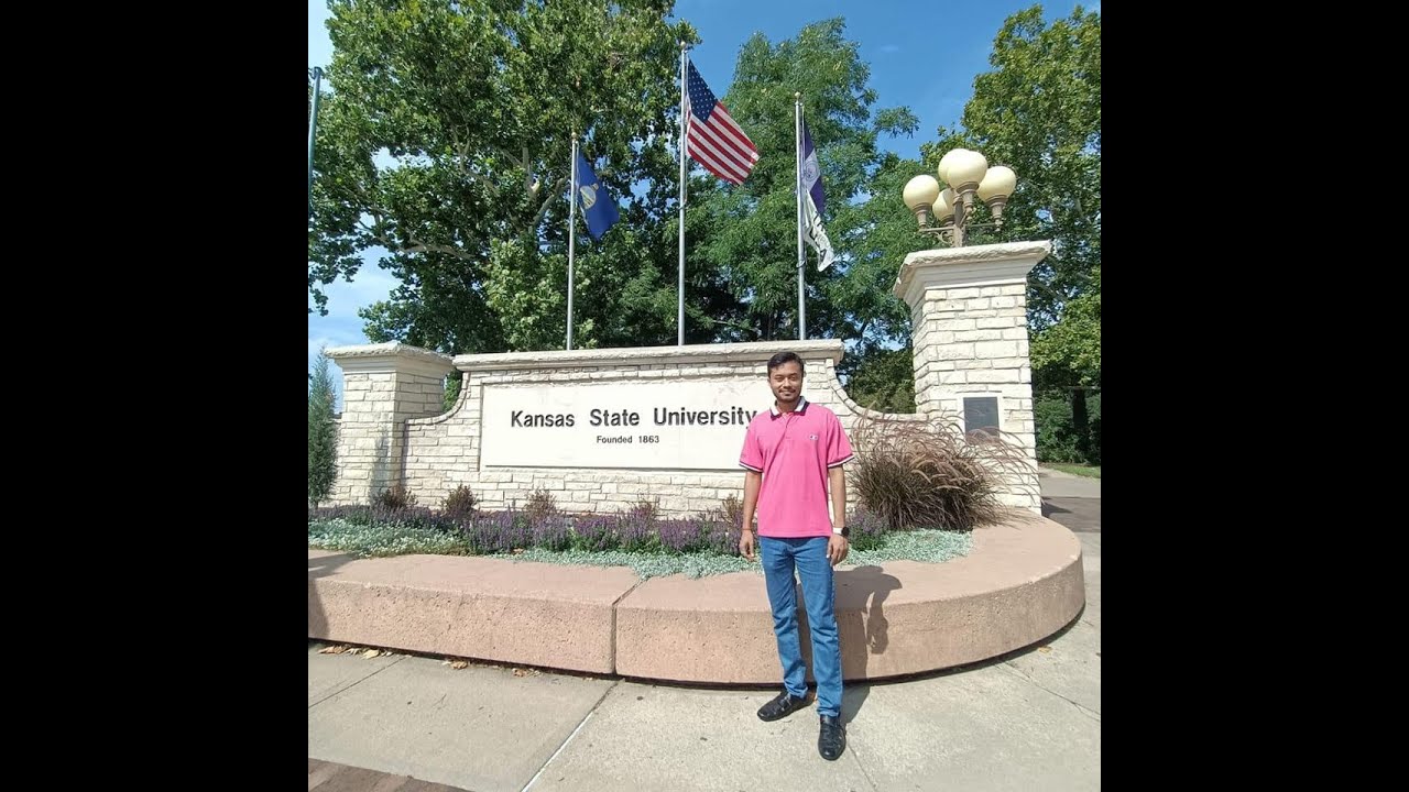 Kansas State University Campus tour during Fall - YouTube