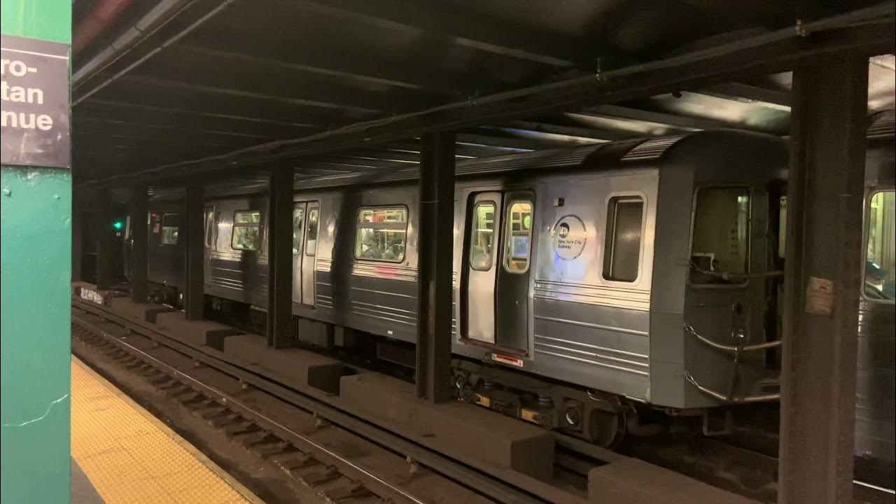 MTA Subway | Court Square Bound R68 (G) Train @ Metropolitan Avenue (Last Upload of 2021) - YouTube