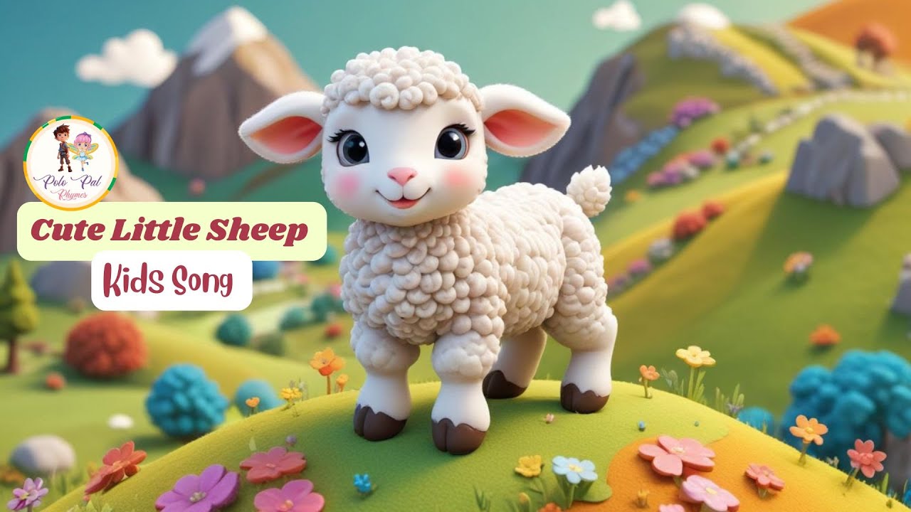 Cute Little Sheep Kids Song | Nursery Rhyme | Polo Pal Rhymes # ...