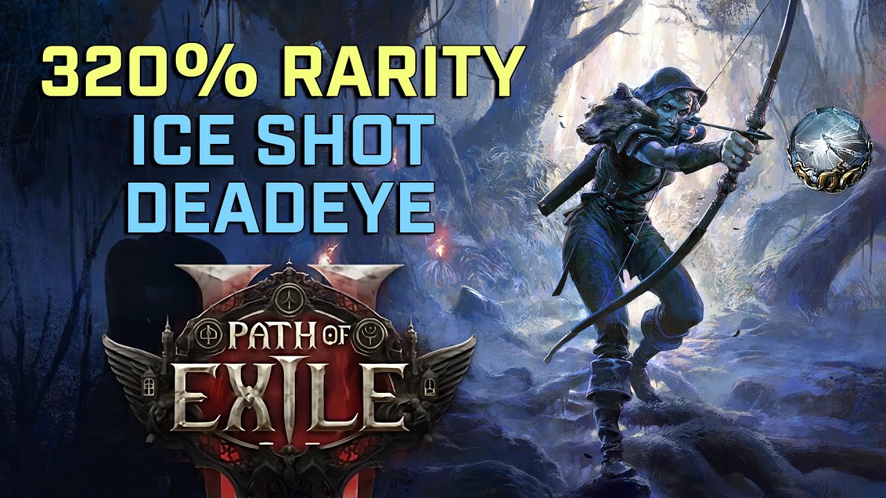 320% Rarity Ice Shot Deadeye Build Update | Path of Exile 2 - YouTube