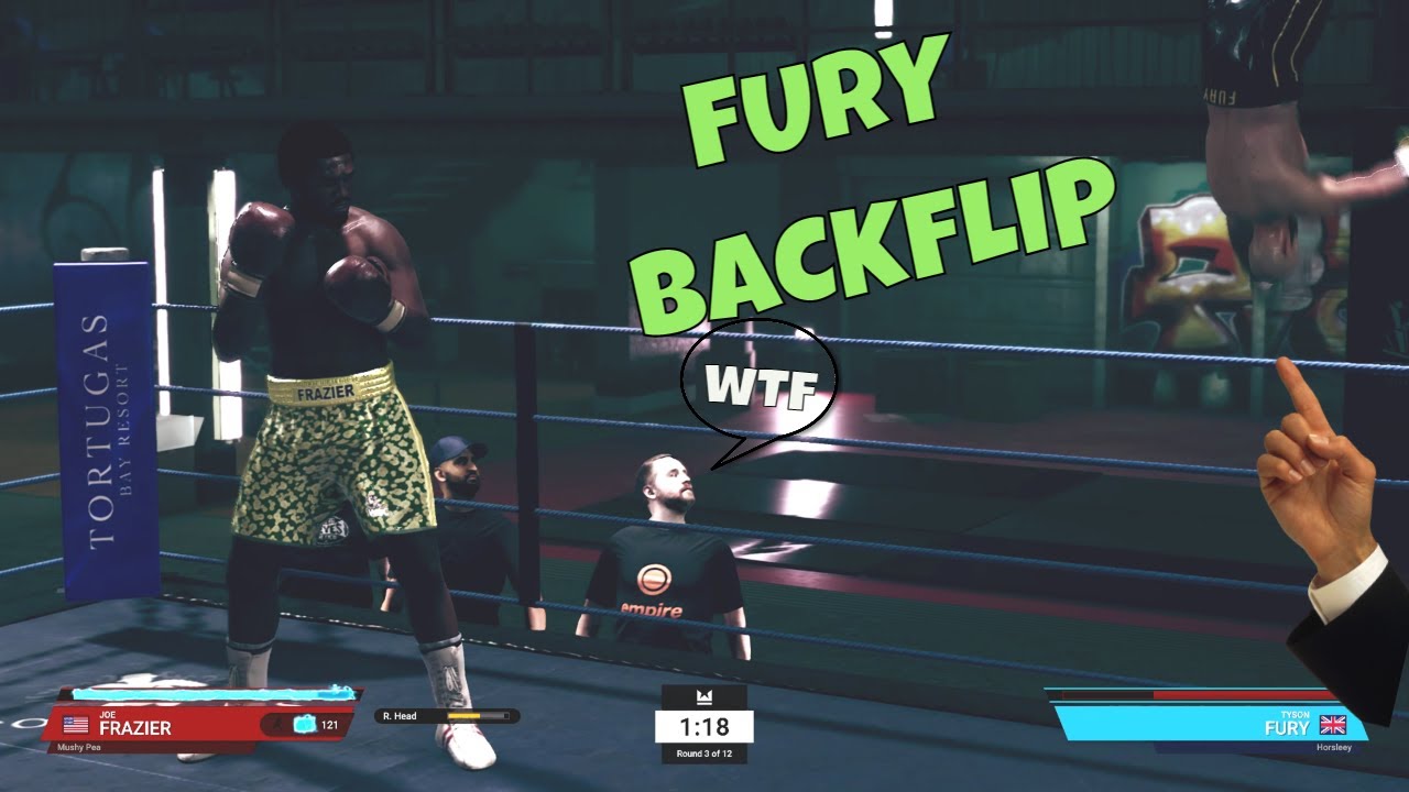 Undisputed Boxing Fury BEST KO FLIP Undisputed boxing game #esbc - YouTube