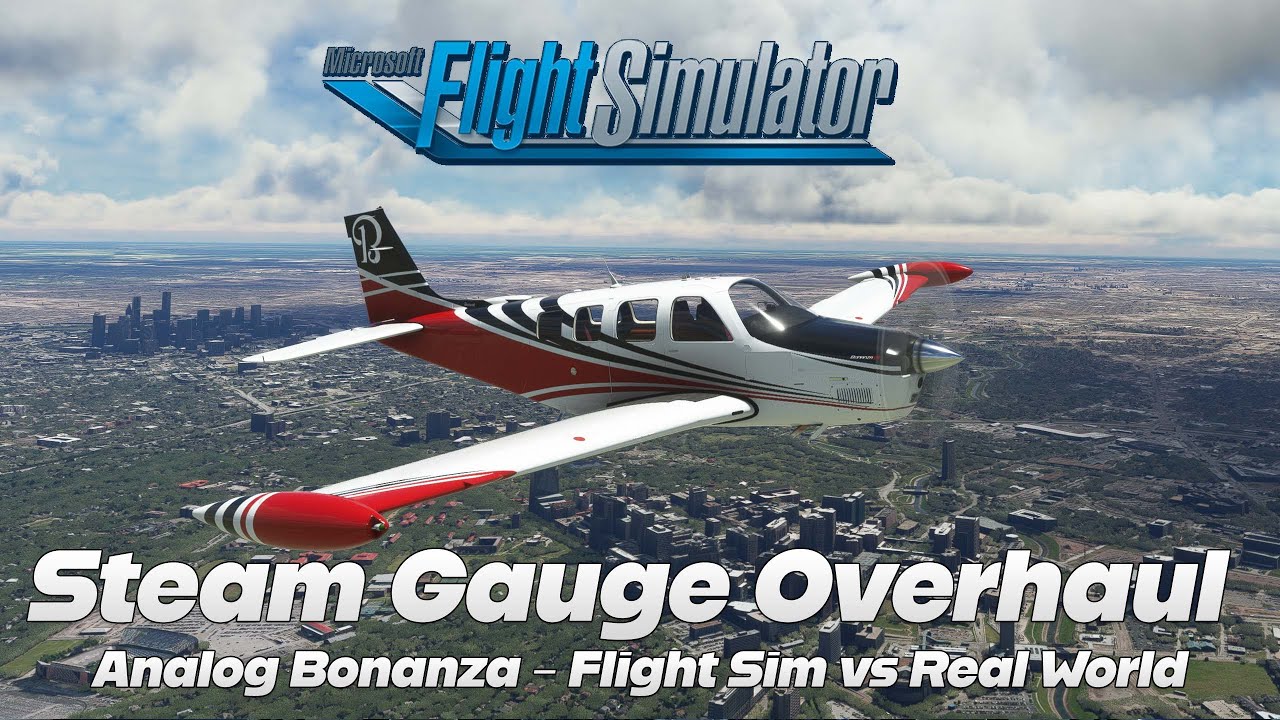 Analog Bonanza | Flight Simulator 2020 vs Real Life - YouTube