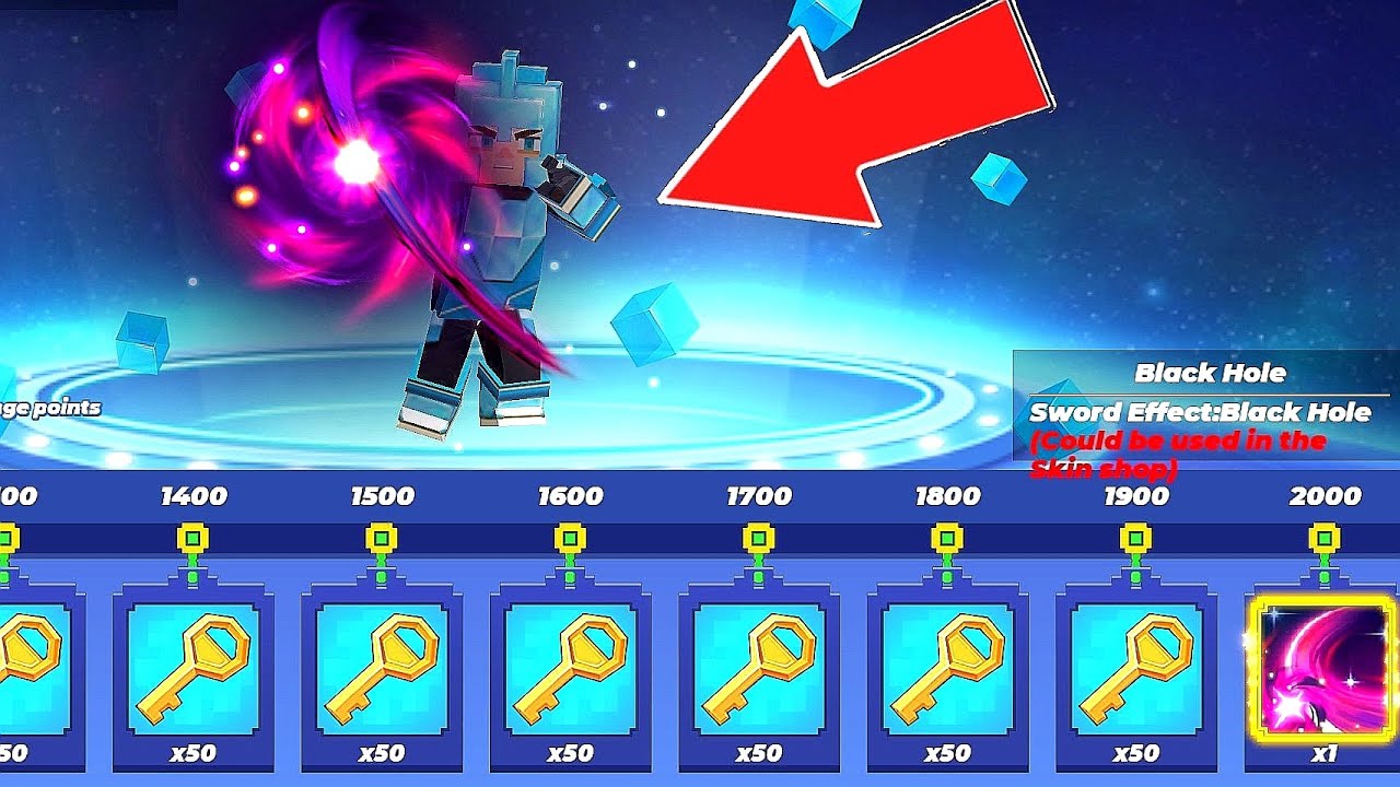 New Sword Effect S3 In BlockmanGo BedWars | blockman go - YouTube